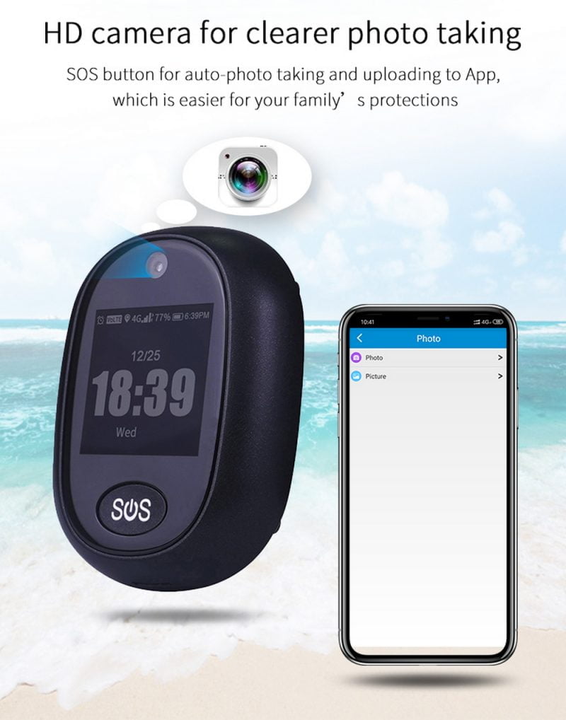 4G SOS Call Kids Elderly Care GPS Pendant Tracker - Enerna IoTech Co ...